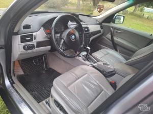 Pelēks BMW X3 2006 Utena, ar dzinēja tilpumu 3.00 L un nobraukumu 376 tūkst. km par 3500 €, foto 5 vietnē AUTOMOTO.COM.LV
