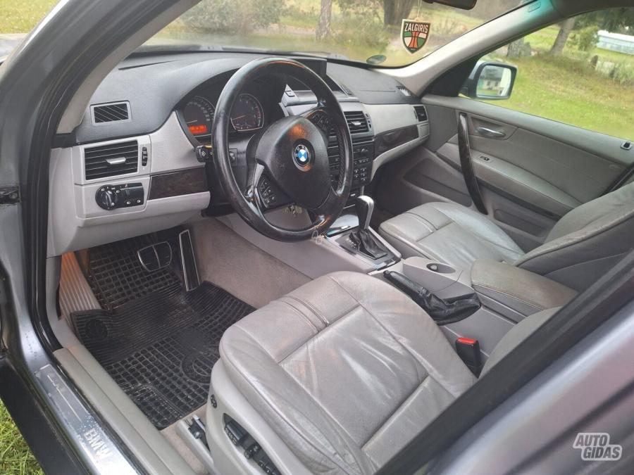 Pelēks BMW X3 2006 Utena, ar dzinēja tilpumu 3.00 L un nobraukumu 376 tūkst. km par 3500 €, foto 5 vietnē AUTOMOTO.COM.LV
