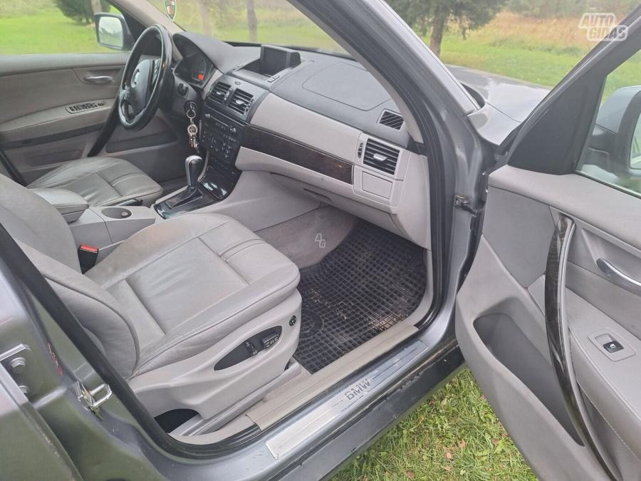 Pelēks BMW X3 2006 Utena, ar dzinēja tilpumu 3.00 L un nobraukumu 376 tūkst. km par 3500 €, foto 16 vietnē AUTOMOTO.COM.LV