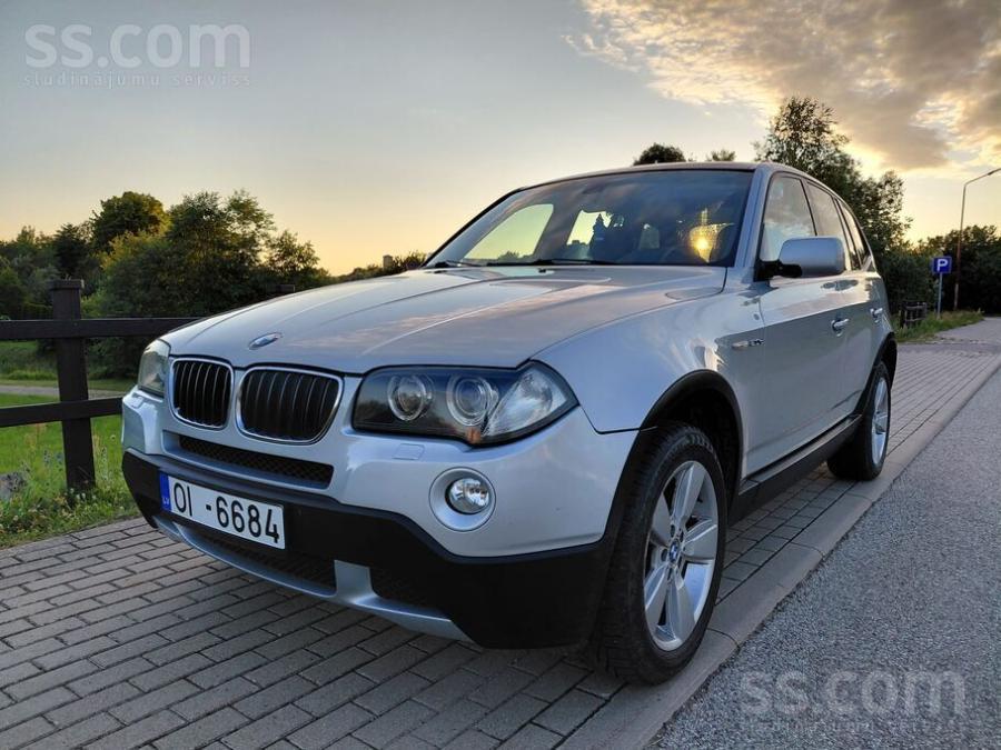 Pelēks BMW X3 2006 Liepāja, ar dzinēja tilpumu 2.00 L un nobraukumu 281 tūkst. km par 4850 €, foto 1 vietnē AUTOMOTO.COM.LV