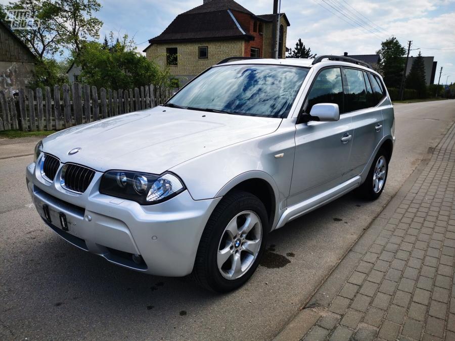 Pelēks BMW X3 2006 Marijampole, ar dzinēja tilpumu 3.00 L un nobraukumu 379 tūkst. km par 3400 €, foto 1 vietnē AUTOMOTO.COM.LV