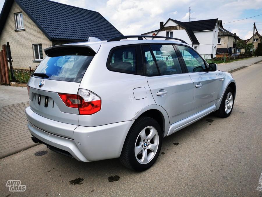 Pelēks BMW X3 2006 Marijampole, ar dzinēja tilpumu 3.00 L un nobraukumu 379 tūkst. km par 3400 €, foto 8 vietnē AUTOMOTO.COM.LV