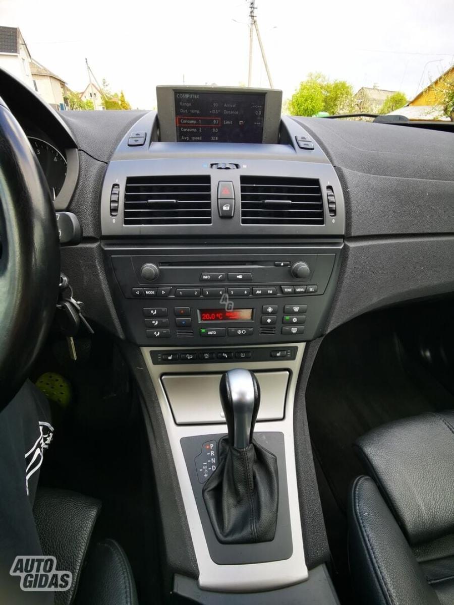 Pelēks BMW X3 2006 Marijampole, ar dzinēja tilpumu 3.00 L un nobraukumu 379 tūkst. km par 3400 €, foto 15 vietnē AUTOMOTO.COM.LV