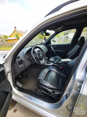 Pelēks BMW X3 2006 Marijampole, ar dzinēja tilpumu 3.00 L un nobraukumu 379 tūkst. km par 3400 €, foto 16 vietnē AUTOMOTO.COM.LV