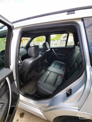 Pelēks BMW X3 2006 Marijampole, ar dzinēja tilpumu 3.00 L un nobraukumu 379 tūkst. km par 3400 €, foto 17 vietnē AUTOMOTO.COM.LV
