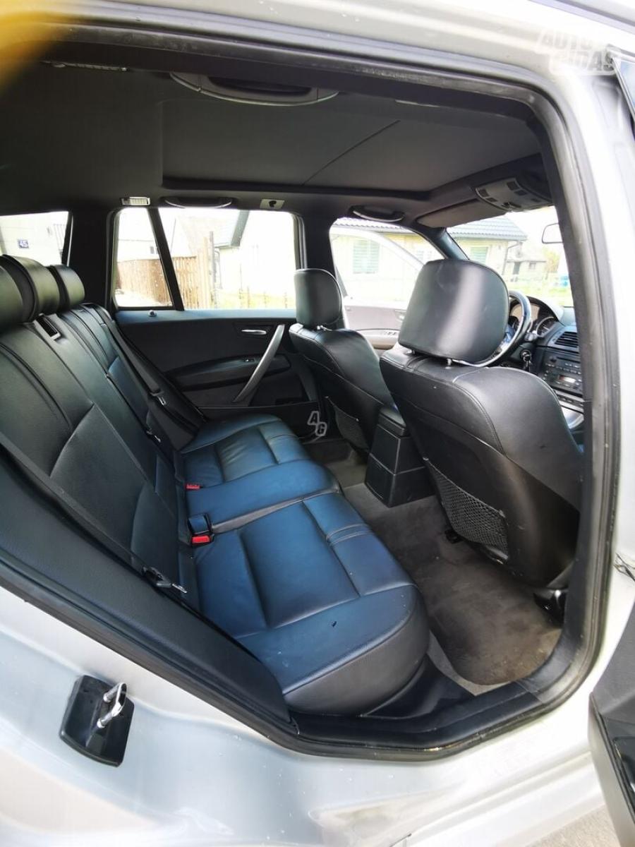 Pelēks BMW X3 2006 Marijampole, ar dzinēja tilpumu 3.00 L un nobraukumu 379 tūkst. km par 3400 €, foto 20 vietnē AUTOMOTO.COM.LV