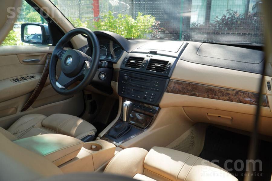 Pelēks BMW X3 2006 Rīga, ar dzinēja tilpumu 3.00 L un nobraukumu 356 tūkst. km par 4690 €, foto 12 vietnē AUTOMOTO.COM.LV