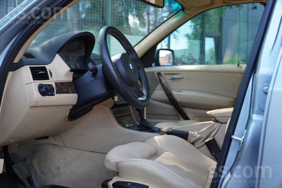 Pelēks BMW X3 2006 Rīga, ar dzinēja tilpumu 3.00 L un nobraukumu 356 tūkst. km par 4690 €, foto 16 vietnē AUTOMOTO.COM.LV