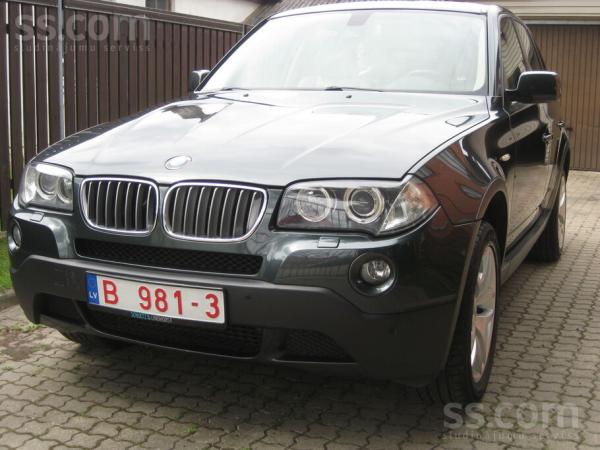 Pelēks BMW X3 2006 Jēkabpils, ar dzinēja tilpumu 3.00 L un nobraukumu 256 tūkst. km par 6299 €, foto 1 vietnē AUTOMOTO.COM.LV
