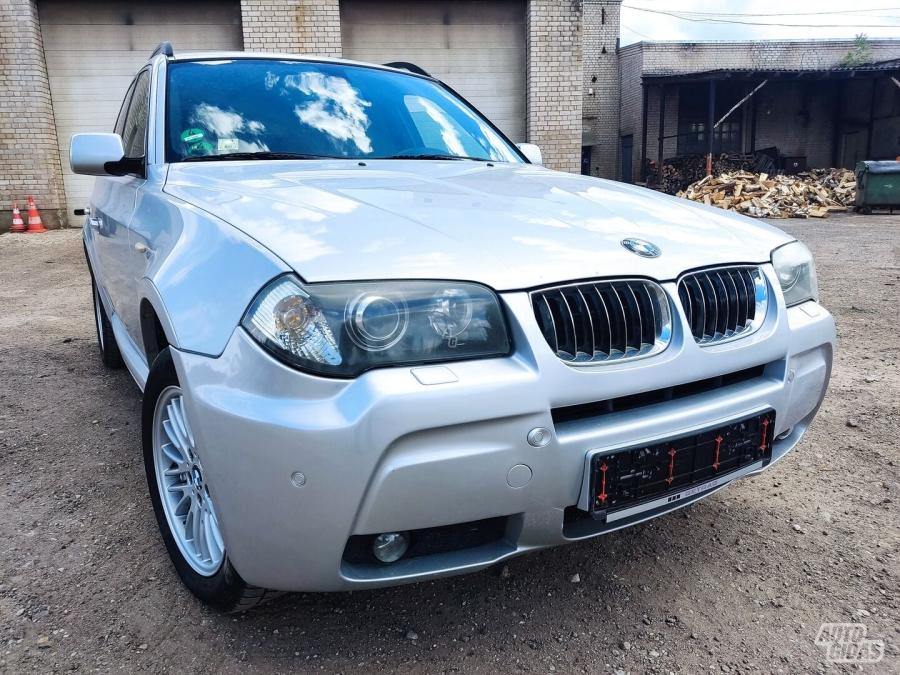 Grey BMW X3 2006 in Utena, with an engine capacity of 3.00 L and mileage of 290 thousand km for 4450 €, photo 1 on AUTOMOTO.COM.LV