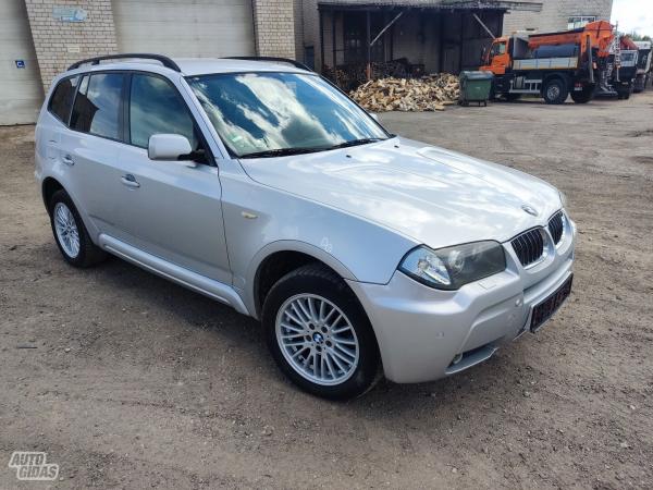 Grey BMW X3 2006 in Utena, with an engine capacity of 3.00 L and mileage of 290 thousand km for 4450 €, photo 3 on AUTOMOTO.COM.LV