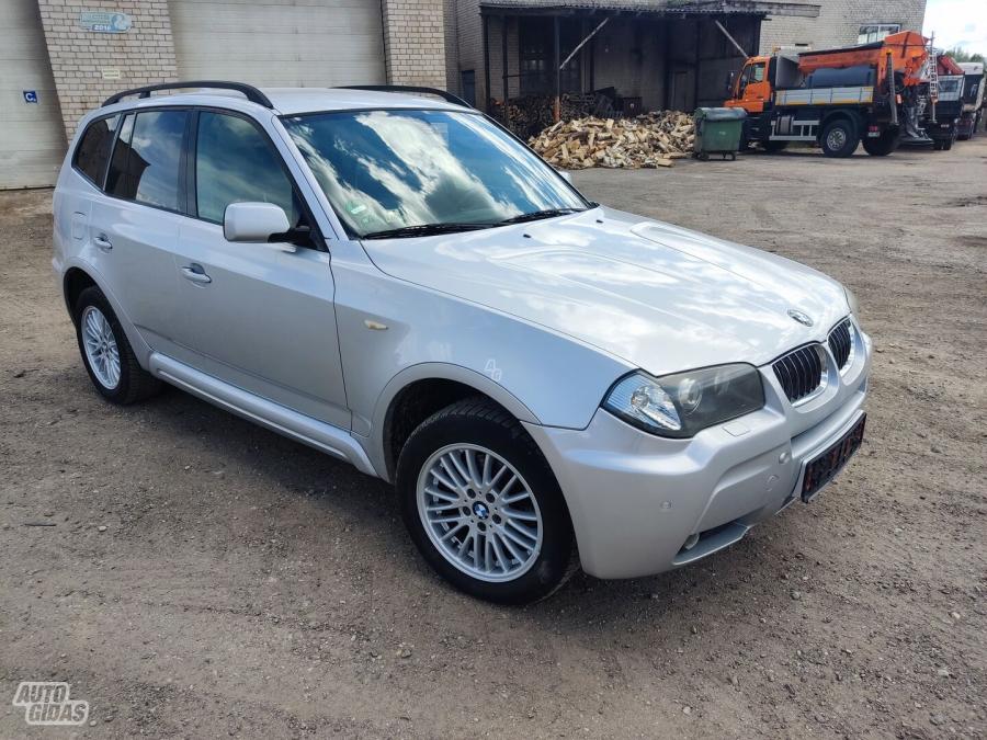 Grey BMW X3 2006 in Utena, with an engine capacity of 3.00 L and mileage of 290 thousand km for 4450 €, photo 4 on AUTOMOTO.COM.LV