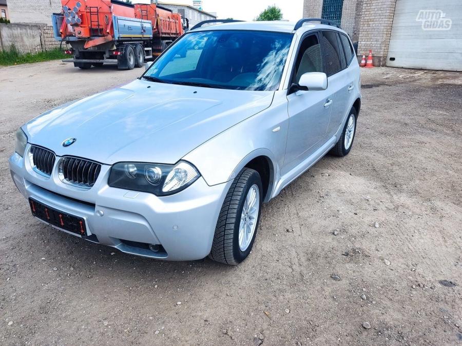Grey BMW X3 2006 in Utena, with an engine capacity of 3.00 L and mileage of 290 thousand km for 4450 €, photo 7 on AUTOMOTO.COM.LV