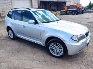 Grey BMW X3 2006 in Utena, with an engine capacity of 3.00 L and mileage of 290 thousand km for 4450 €, photo 8 on AUTOMOTO.COM.LV
