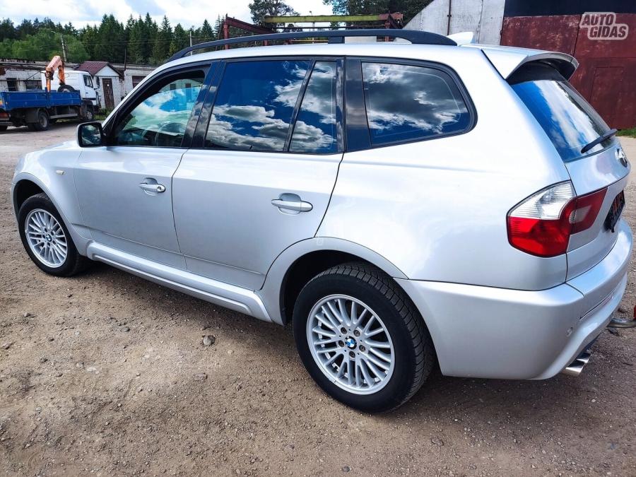 Grey BMW X3 2006 in Utena, with an engine capacity of 3.00 L and mileage of 290 thousand km for 4450 €, photo 15 on AUTOMOTO.COM.LV