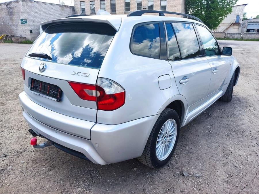 Grey BMW X3 2006 in Utena, with an engine capacity of 3.00 L and mileage of 290 thousand km for 4450 €, photo 16 on AUTOMOTO.COM.LV