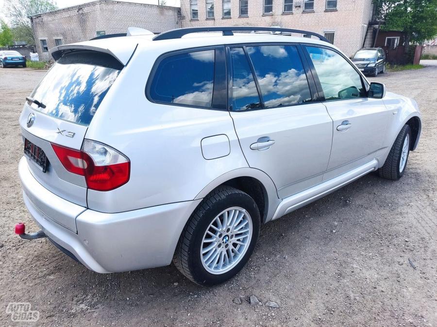 Grey BMW X3 2006 in Utena, with an engine capacity of 3.00 L and mileage of 290 thousand km for 4450 €, photo 17 on AUTOMOTO.COM.LV