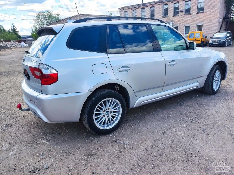 Grey BMW X3 2006 in Utena, with an engine capacity of 3.00 L and mileage of 290 thousand km for 4450 €, photo 19 on AUTOMOTO.COM.LV