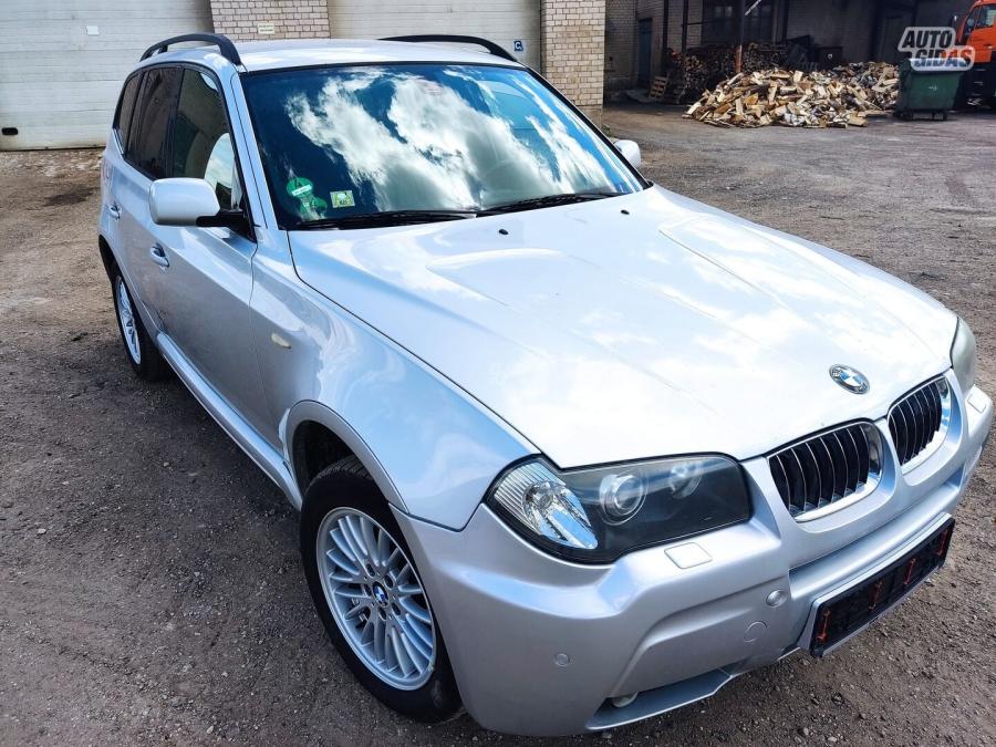 Grey BMW X3 2006 in Utena, with an engine capacity of 3.00 L and mileage of 290 thousand km for 4450 €, photo 23 on AUTOMOTO.COM.LV