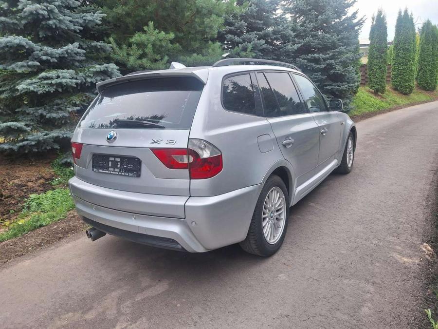 Grey BMW X3 2006 in Utena, with an engine capacity of 2.00 L and mileage of 255 thousand km for 4000 €, photo 4 on AUTOMOTO.COM.LV