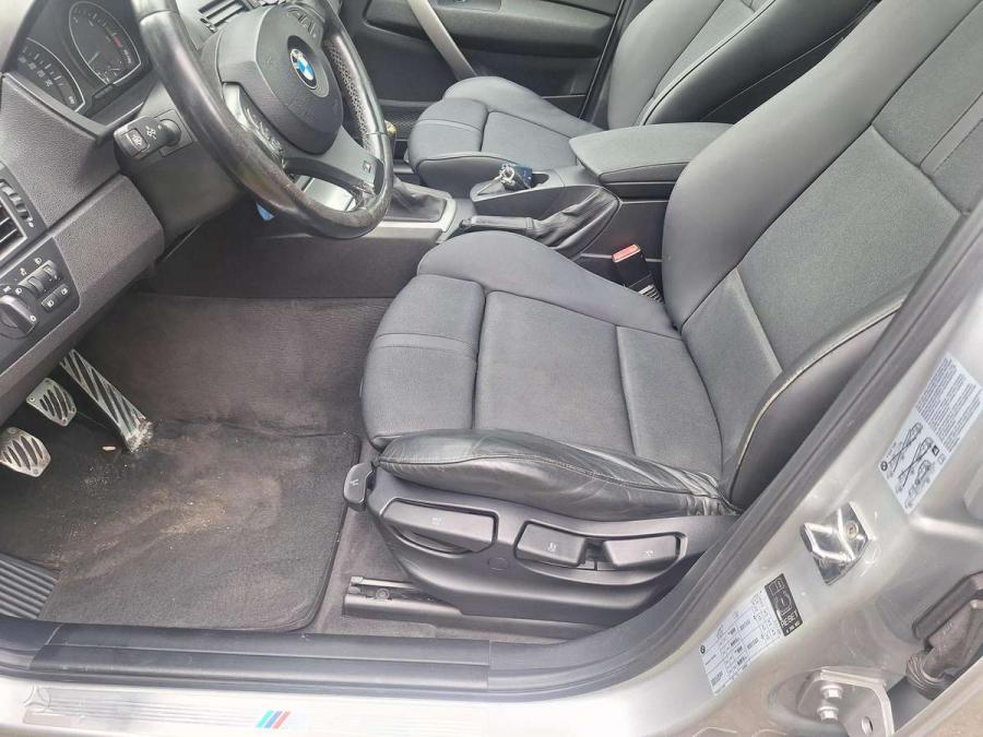 Grey BMW X3 2006 in Utena, with an engine capacity of 2.00 L and mileage of 255 thousand km for 4000 €, photo 10 on AUTOMOTO.COM.LV
