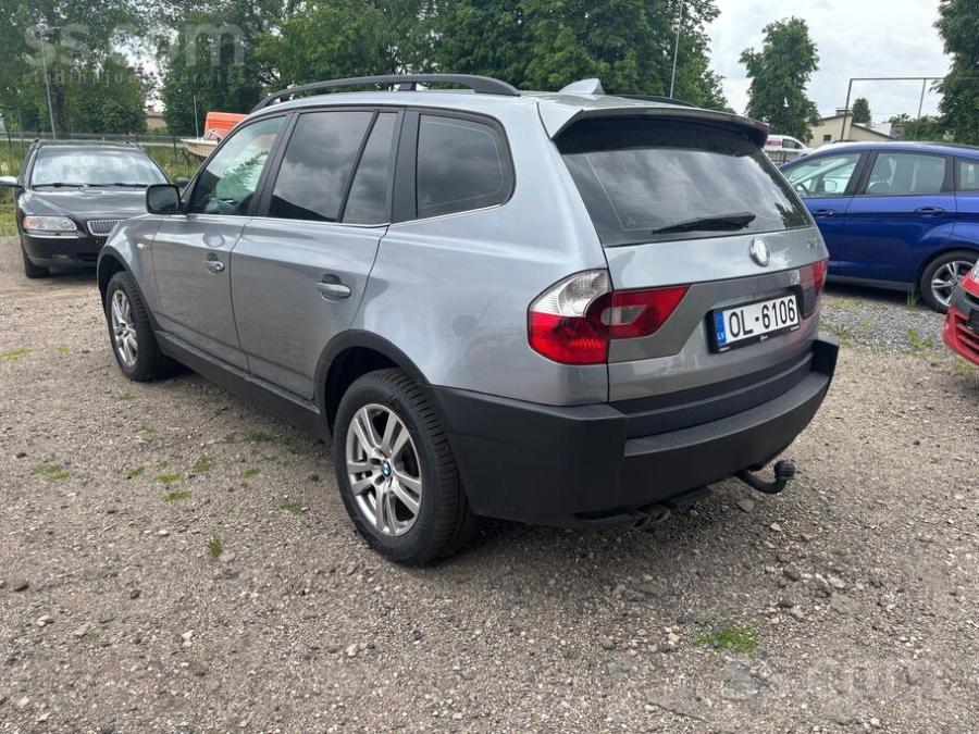 Серый БМВ Х3 2006 в Елгава, объемом двигателя 3.00 л и пробегом 255 тыс. км за 4550 €, фото 4 на AUTOMOTO.COM.LV