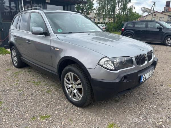 Grey BMW X3 2006 in Jelgava, with an engine capacity of 3.00 L and mileage of 255 thousand km for 4550 €, photo 5 on AUTOMOTO.COM.LV