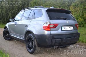 Grey BMW X3 2006 in Riga, with an engine capacity of 3.00 L and mileage of 403 thousand km for 3490 €, photo 4 on AUTOMOTO.COM.LV