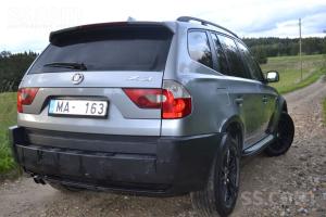 Grey BMW X3 2006 in Riga, with an engine capacity of 3.00 L and mileage of 403 thousand km for 3490 €, photo 5 on AUTOMOTO.COM.LV