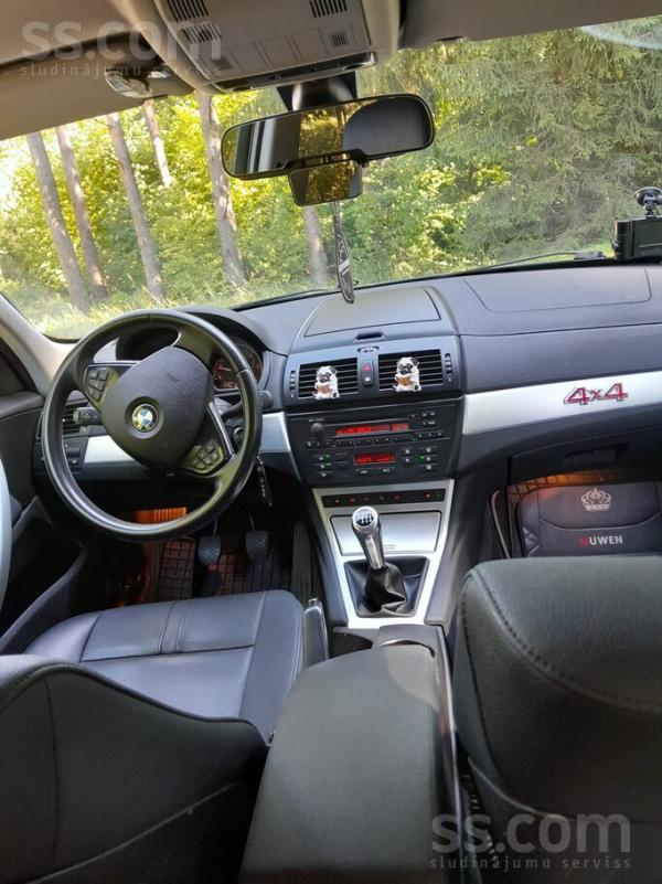 Grey BMW X3 2006 in Madona, with an engine capacity of 2.00 L and mileage of 245 thousand km for 3500 €, photo 7 on AUTOMOTO.COM.LV