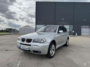 Pelēks BMW X3 2006 Panevēža, ar dzinēja tilpumu 2.99 L un nobraukumu 254 tūkst. km par 3800 €, foto  vietnē AUTOMOTO.COM.LV