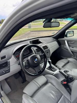 Grey BMW X3 2006 in Panevezys, with an engine capacity of 2.99 L and mileage of 254 thousand km for 3800 €, photo 8 on AUTOMOTO.COM.LV