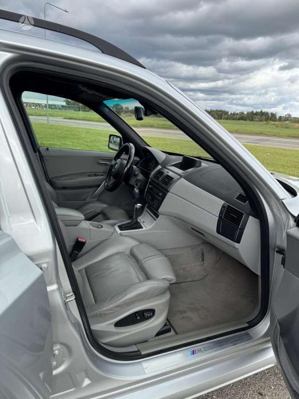 Grey BMW X3 2006 in Panevezys, with an engine capacity of 2.99 L and mileage of 254 thousand km for 3800 €, photo 9 on AUTOMOTO.COM.LV