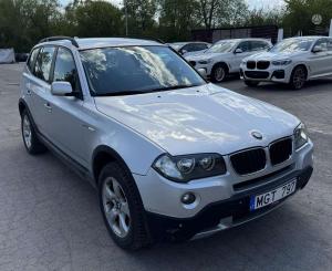 Grey BMW X3 2006 in Panevezys, with an engine capacity of 2.00 L and mileage of 219 thousand km for 3500 €, photo  on AUTOMOTO.COM.LV