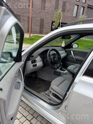 Pelēks BMW X3 2006 Rēzekne, ar dzinēja tilpumu 3.00 L un nobraukumu 320 tūkst. km par 4700 €, foto 12 vietnē AUTOMOTO.COM.LV