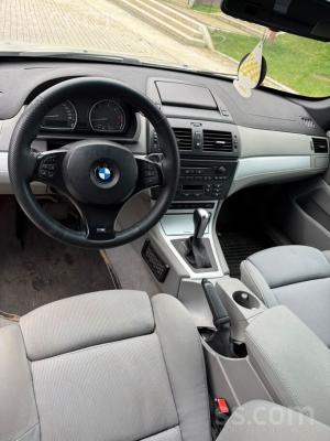 Pelēks BMW X3 2006 Rēzekne, ar dzinēja tilpumu 3.00 L un nobraukumu 320 tūkst. km par 4700 €, foto 14 vietnē AUTOMOTO.COM.LV