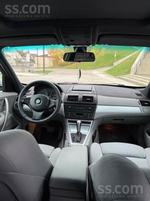 Pelēks BMW X3 2006 Rēzekne, ar dzinēja tilpumu 3.00 L un nobraukumu 320 tūkst. km par 4700 €, foto 15 vietnē AUTOMOTO.COM.LV