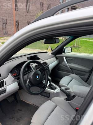 Pelēks BMW X3 2006 Rēzekne, ar dzinēja tilpumu 3.00 L un nobraukumu 320 tūkst. km par 4700 €, foto 16 vietnē AUTOMOTO.COM.LV