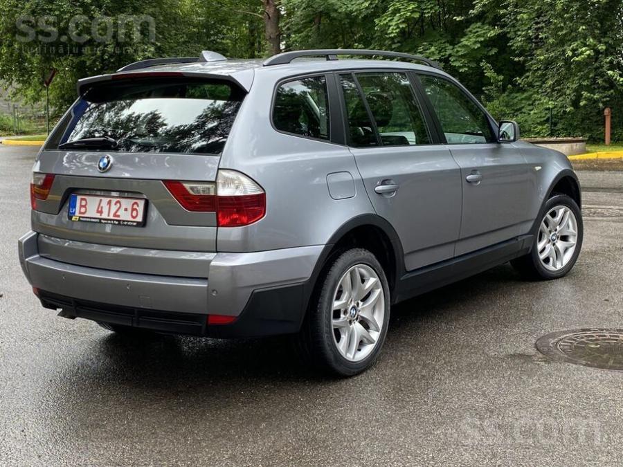 Pelēks BMW X3 2007 Rīga, ar dzinēja tilpumu 3.00 L un nobraukumu 260 tūkst. km par 6550 €, foto 3 vietnē AUTOMOTO.COM.LV
