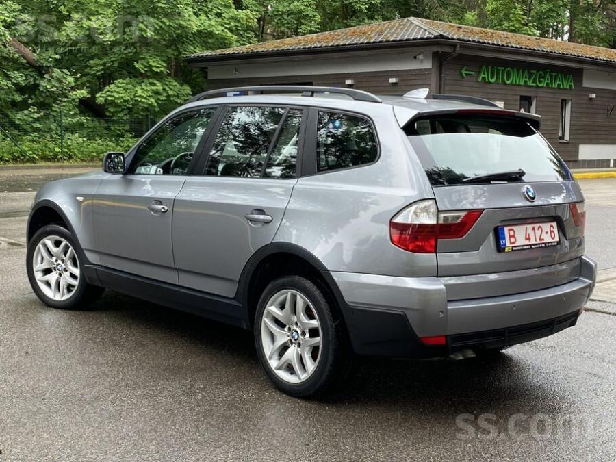 Pelēks BMW X3 2007 Rīga, ar dzinēja tilpumu 3.00 L un nobraukumu 260 tūkst. km par 6550 €, foto 5 vietnē AUTOMOTO.COM.LV