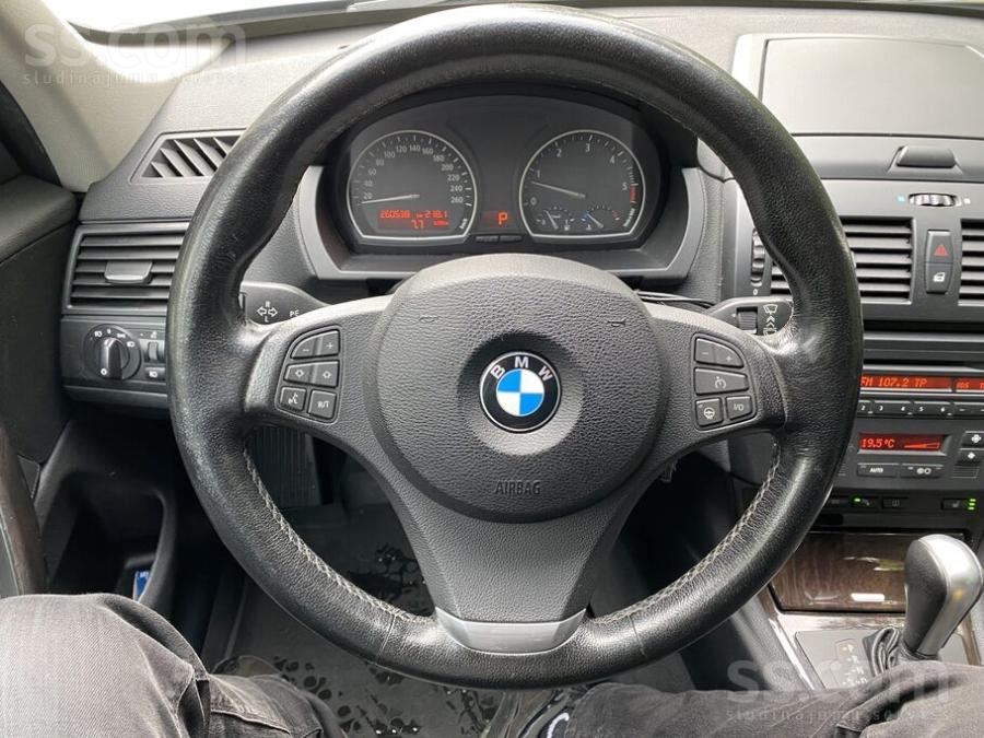 Pelēks BMW X3 2007 Rīga, ar dzinēja tilpumu 3.00 L un nobraukumu 260 tūkst. km par 6550 €, foto 22 vietnē AUTOMOTO.COM.LV