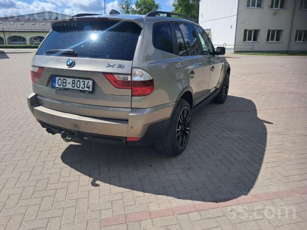 Grey BMW X3 2007 in Valmiera, with an engine capacity of 3.00 L and mileage of 189 thousand km for 4750 €, photo 5 on AUTOMOTO.COM.LV