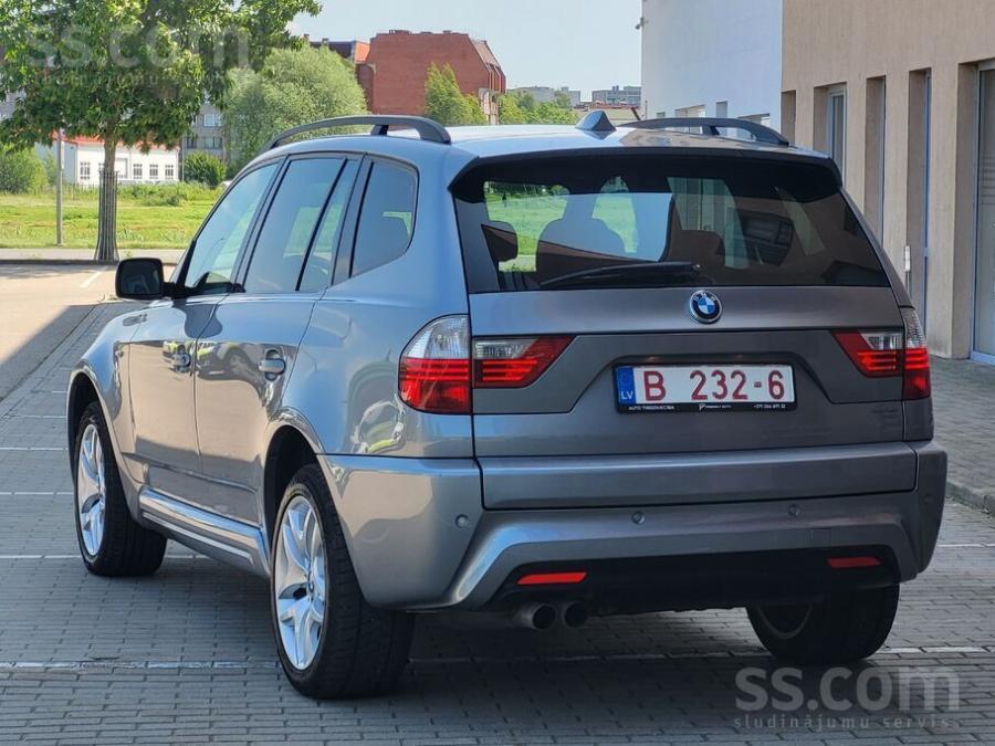 Pelēks BMW X3 2007 Jelgava, ar dzinēja tilpumu 3.00 L un nobraukumu 259 tūkst. km par 6950 €, foto 8 vietnē AUTOMOTO.COM.LV