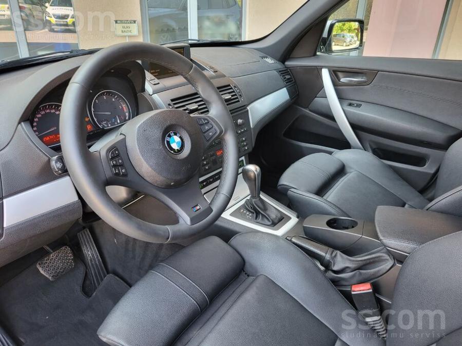 Pelēks BMW X3 2007 Jelgava, ar dzinēja tilpumu 3.00 L un nobraukumu 259 tūkst. km par 6950 €, foto 16 vietnē AUTOMOTO.COM.LV