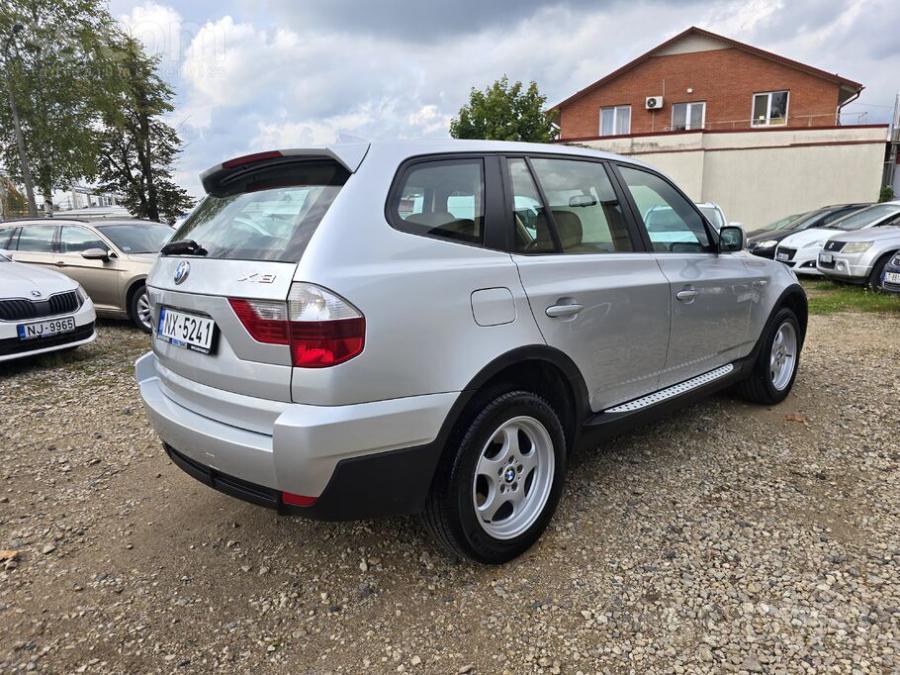 Grey BMW X3 2007 in Rezekne, with an engine capacity of 2.00 L and mileage of 0 thousand km for 6700 €, photo 5 on AUTOMOTO.COM.LV