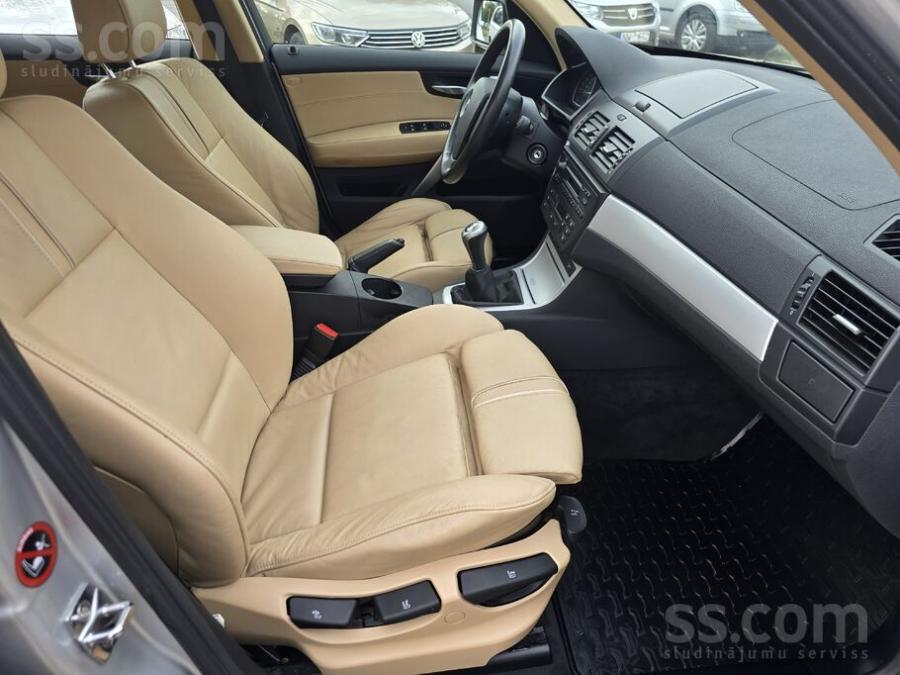 Grey BMW X3 2007 in Rezekne, with an engine capacity of 2.00 L and mileage of 0 thousand km for 6700 €, photo 10 on AUTOMOTO.COM.LV