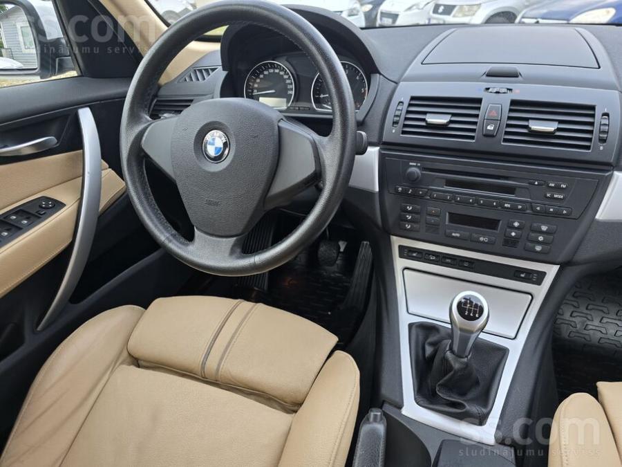 Grey BMW X3 2007 in Rezekne, with an engine capacity of 2.00 L and mileage of 0 thousand km for 6700 €, photo 12 on AUTOMOTO.COM.LV