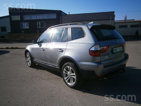 Grey BMW X3 2007 in Liepaja, with an engine capacity of 3.00 L and mileage of 382 thousand km for 5000 €, photo 6 on AUTOMOTO.COM.LV