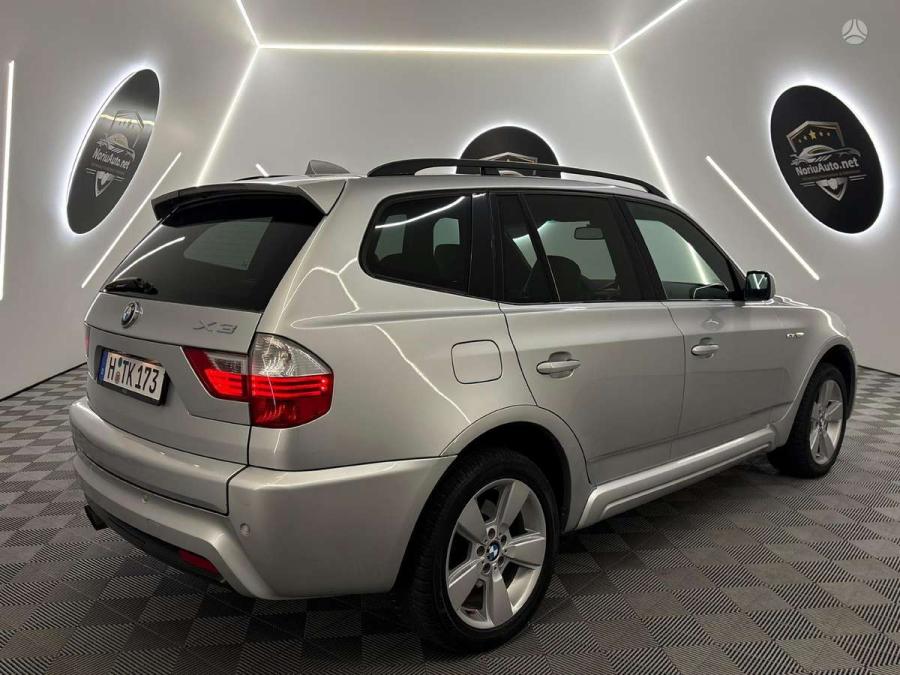 Pelēks BMW X3 2007 Marijampole, ar dzinēja tilpumu 2.99 L un nobraukumu 310 tūkst. km par 6750 €, foto 24 vietnē AUTOMOTO.COM.LV