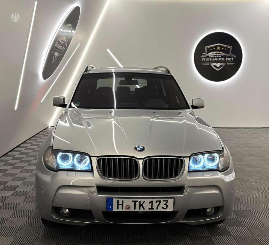 Pelēks BMW X3 2007 Marijampole, ar dzinēja tilpumu 2.99 L un nobraukumu 310 tūkst. km par 6750 €, foto 26 vietnē AUTOMOTO.COM.LV